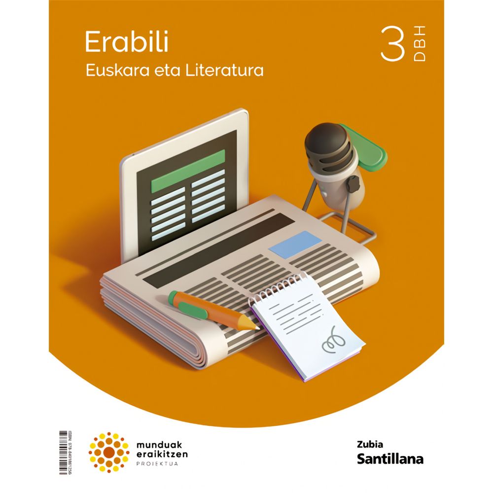 EUSKARA ETA LITERATURA 3.DBH. MUNDUAK ERAIKITZEN 2022 - librerialerner